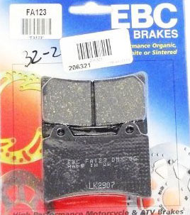 EBC FA123 Kevlar Organic Brake Pads / Shoes | MotorcycleTire.com