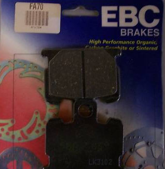 EBC FA70 Kevlar Organic Brake Pads / Shoes | MotorcycleTire.com