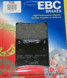 EBC FA88 Kevlar Organic Brake Pads / Shoes | MotorcycleTire.com