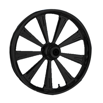 MotorcycleTire.com: RC Components Raider Black Forged Aluminum Wheels ...