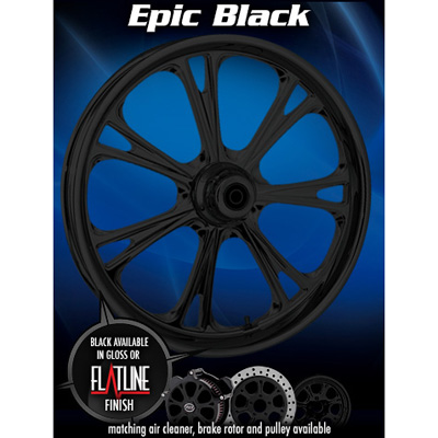 MotorcycleTire.com: RC Components Epic Black Forged Aluminum Wheels ...